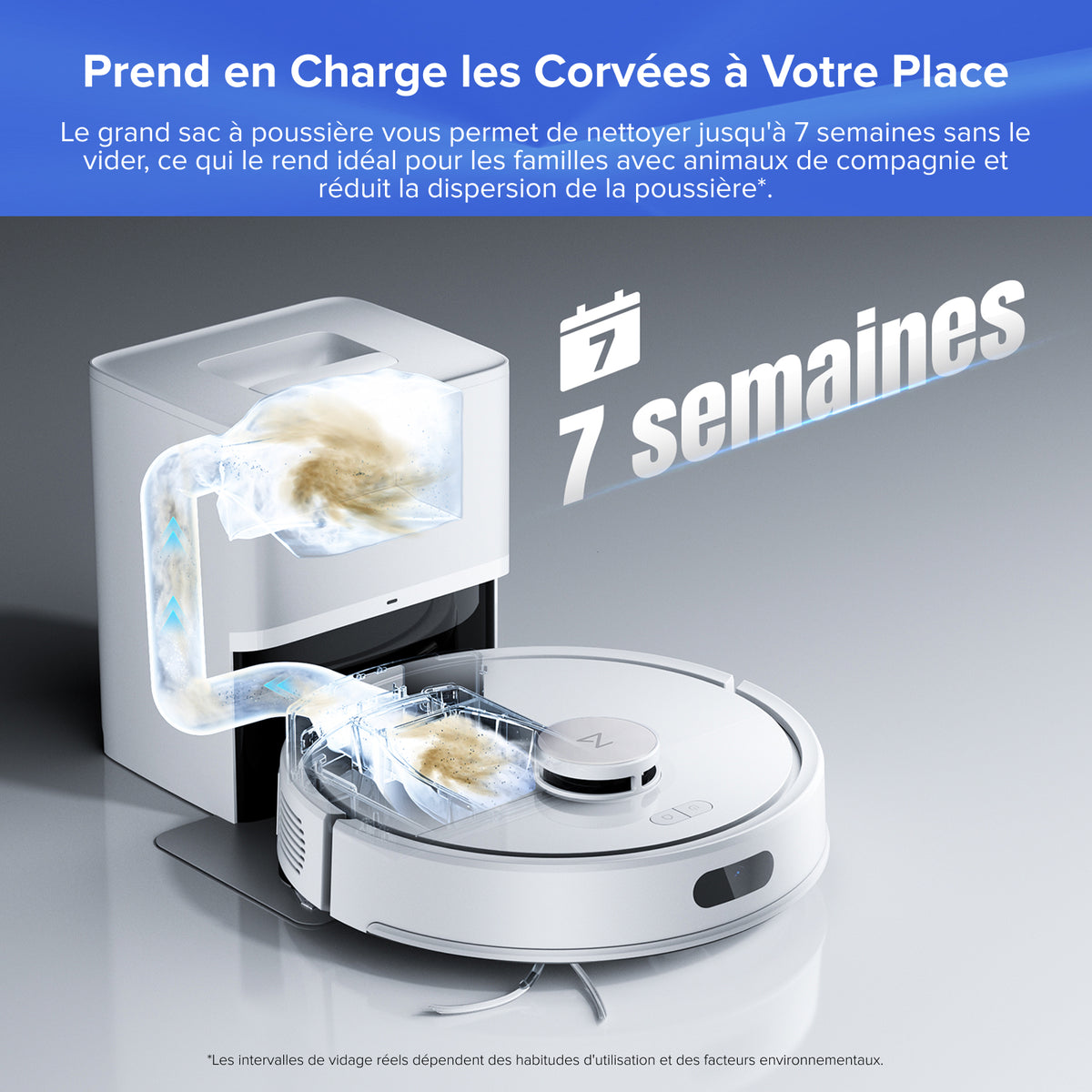 Roborock Q7 L5+ robot aspirateur avec station de vidage automatique ...