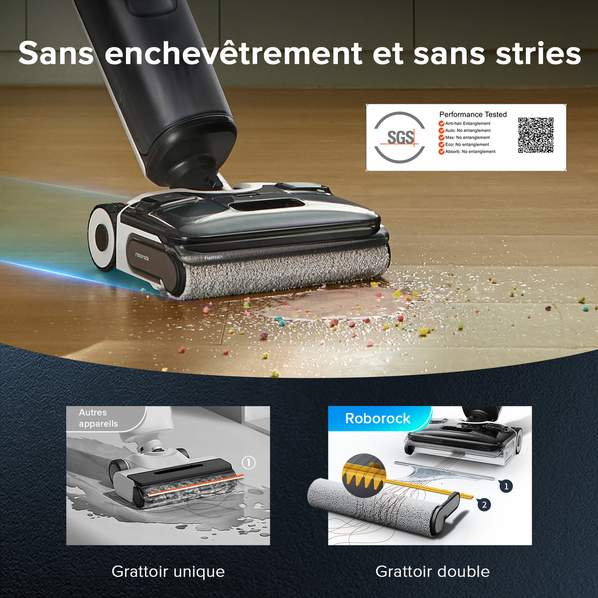 Roborock F25 ACE & F25 ALT aspirateur laveur sans fil sec et humide ...