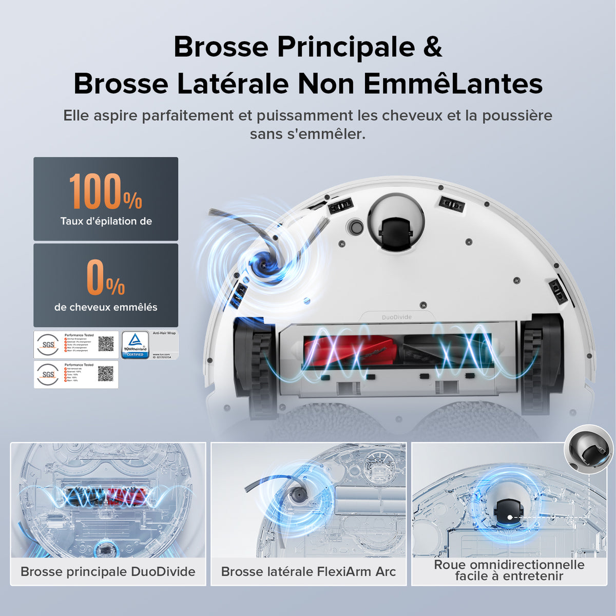 Roborock Qrevo Edge S5A robot aspirateur laveur avec station d’accueil | Roborock FR Official Store