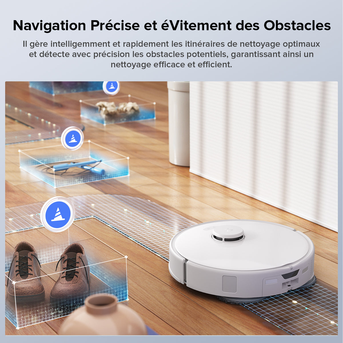 Roborock Qrevo Edge S5A robot aspirateur laveur avec station d’accueil | Roborock FR Official Store