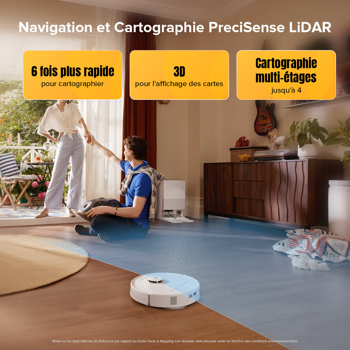 Roborock Qrevo S5V ( Qrevo Pro amélioré ) robot aspirateur laveur avec ...