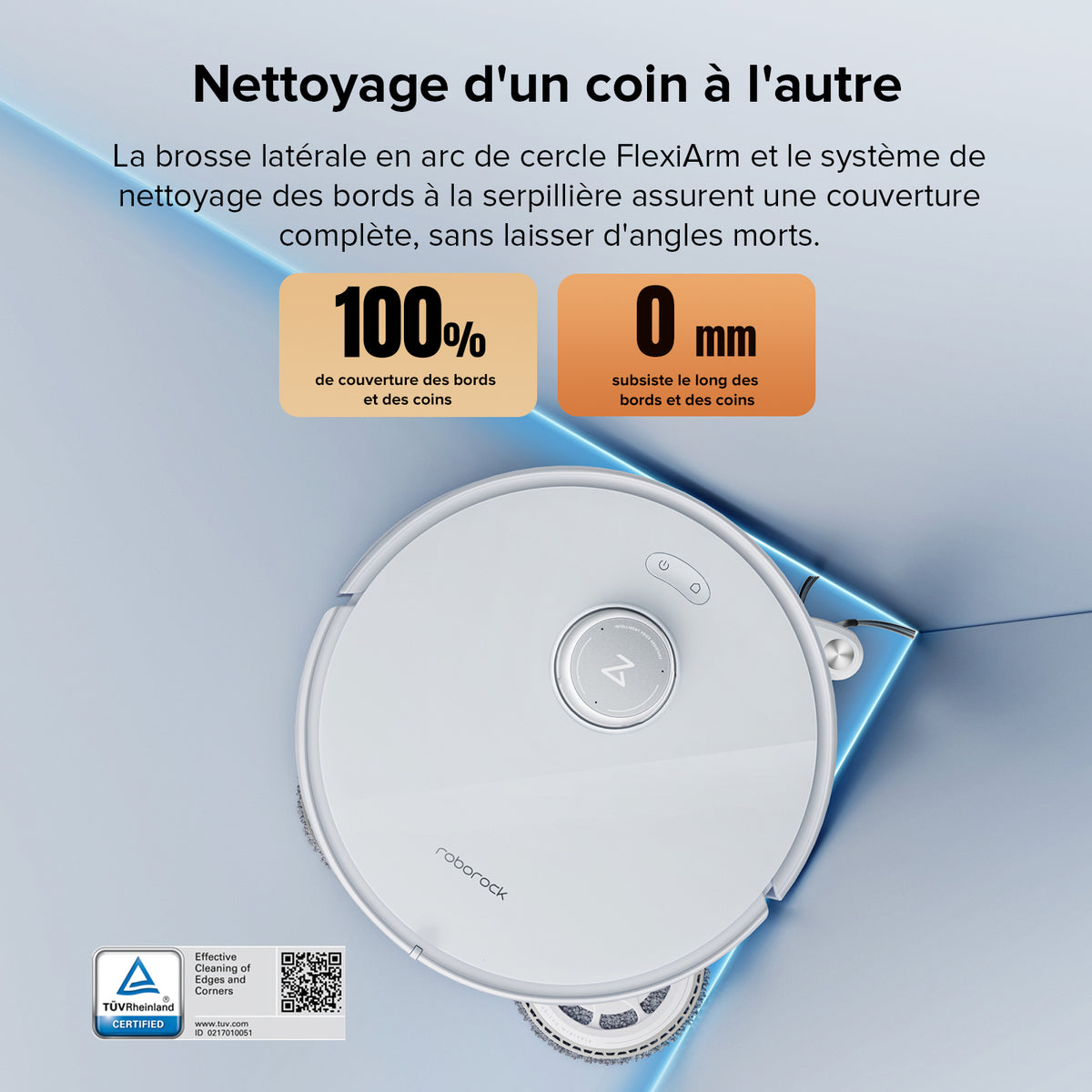 Roborock Qrevo Edge robot aspirateur laveur avec station d’accueil mul | Roborock FR Official Store