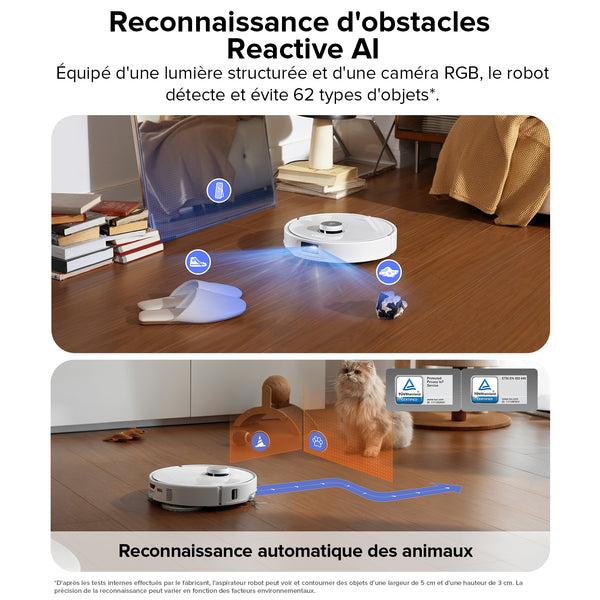 Roborock Qrevo Edge robot aspirateur laveur avec station d’accueil mul | Roborock FR Official Store