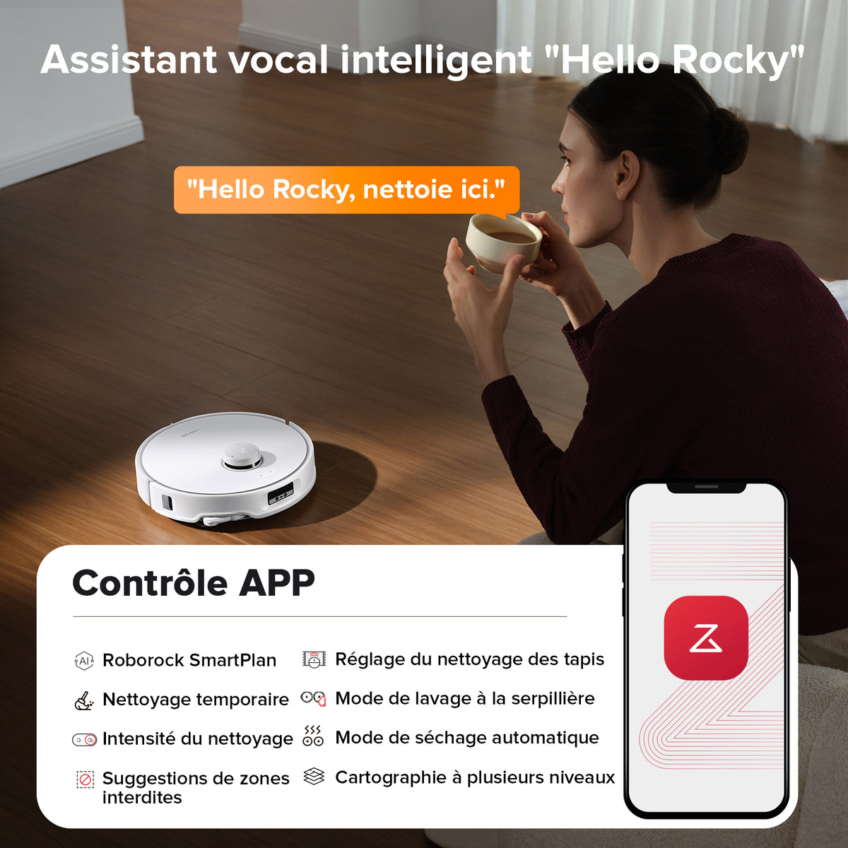 Roborock Qrevo Edge robot aspirateur laveur avec station d’accueil mul | Roborock FR Official Store